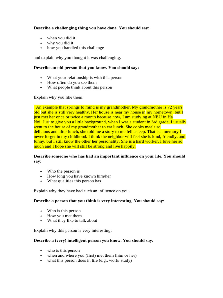 Personal Reflections on Life Experiences | PDF