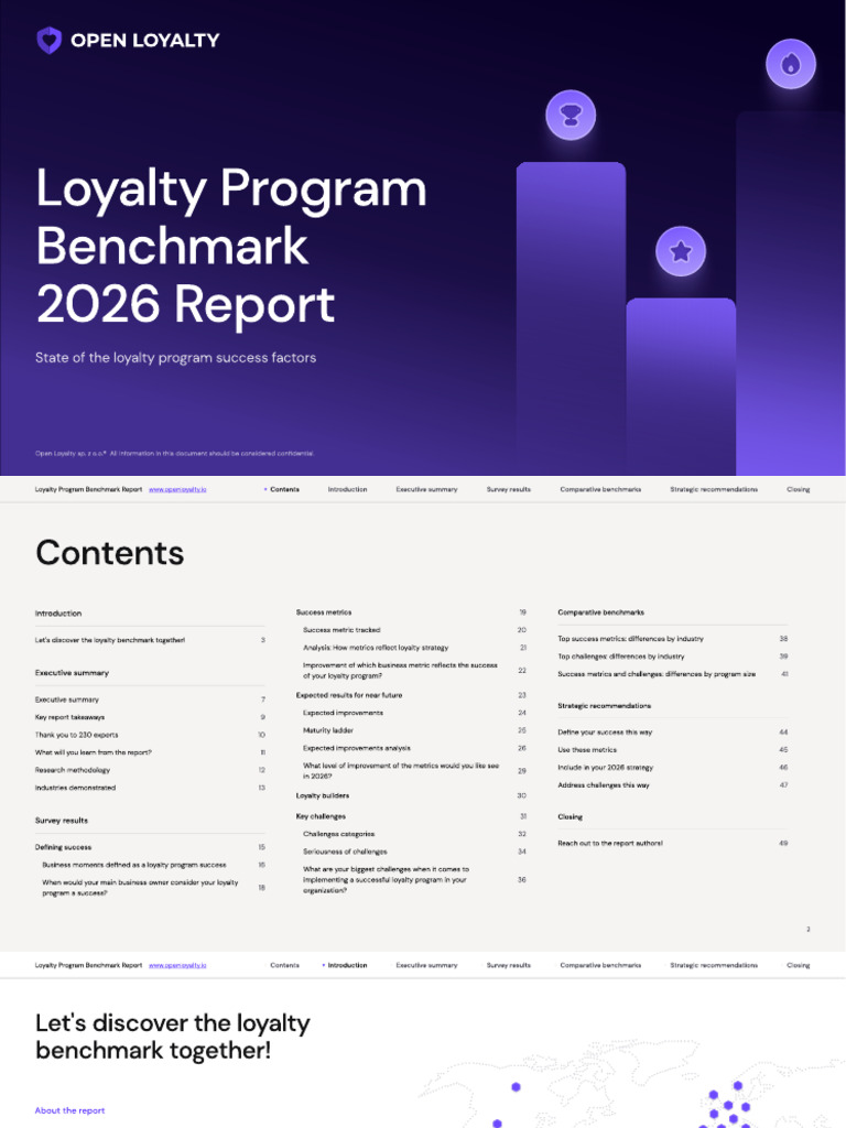 2026 Loyalty Program Benchmark Insights | PDF | Benchmarking ...