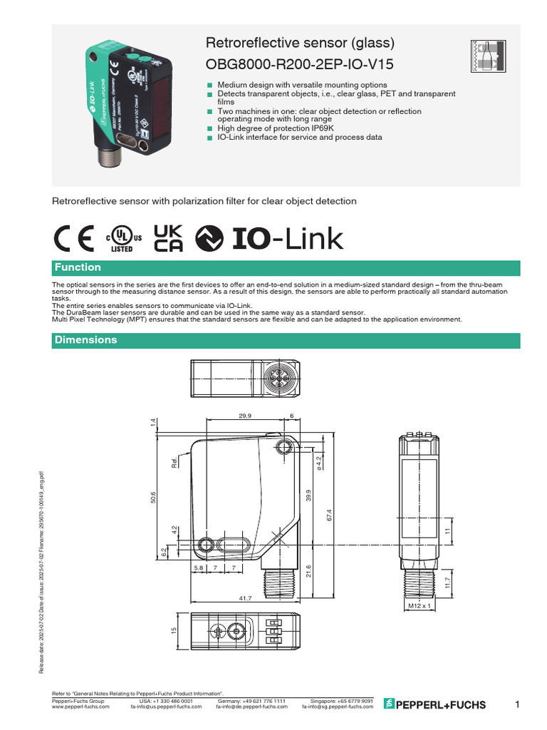 Obg8000-R200-2ep-Io-V15 Datasheet | PDF | Computer Engineering ...