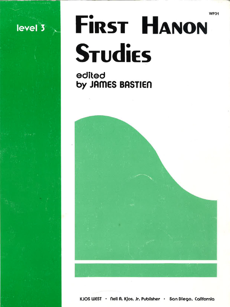 Hanon-Bastien, My First Hanon Studies | PDF