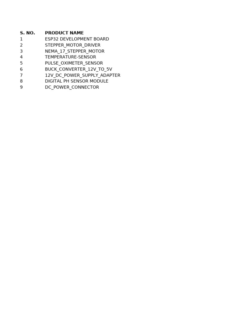 Updated Electronics List | PDF | Computer Engineering