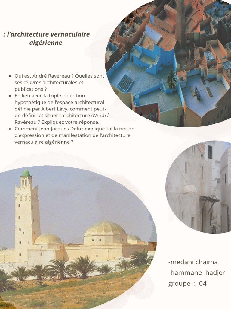 André Ravéreau et l'architecture algérienne | PDF