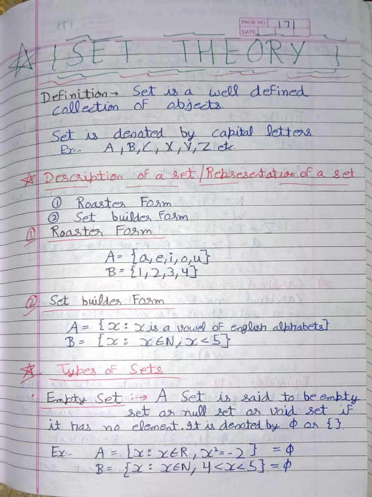 Understanding Set Theory Concepts | PDF