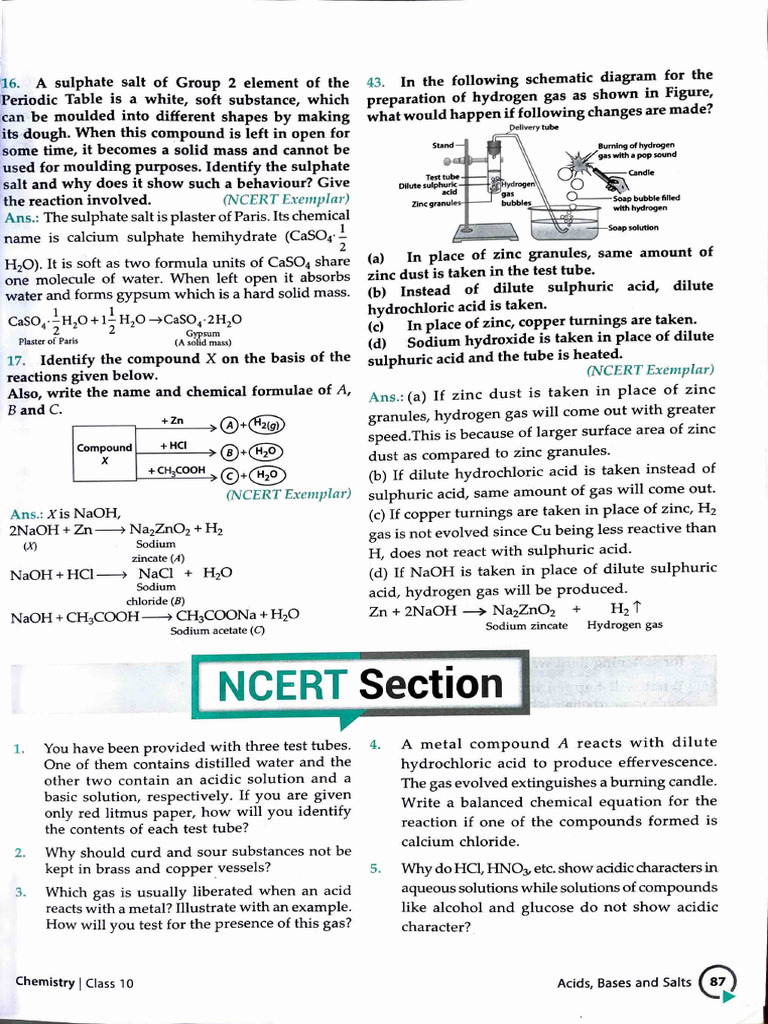 Acids, Bases and Salts | PDF