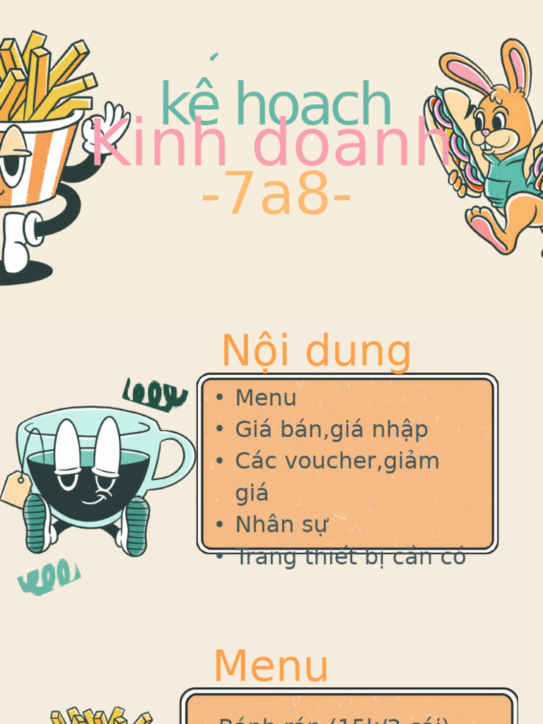 Kế Hoạch Kinh Doanh-7A8 | PDF