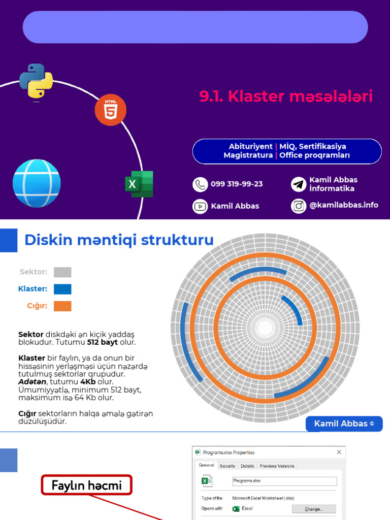 Kamil Abbas - 7.1. Klaster Məsələləri | PDF