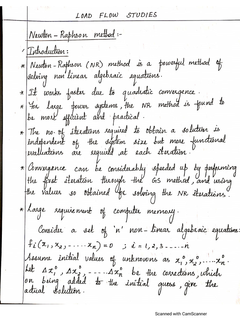BEE703 - PSA-2 - Module 3 - Load Flow Studies Continued.... | PDF