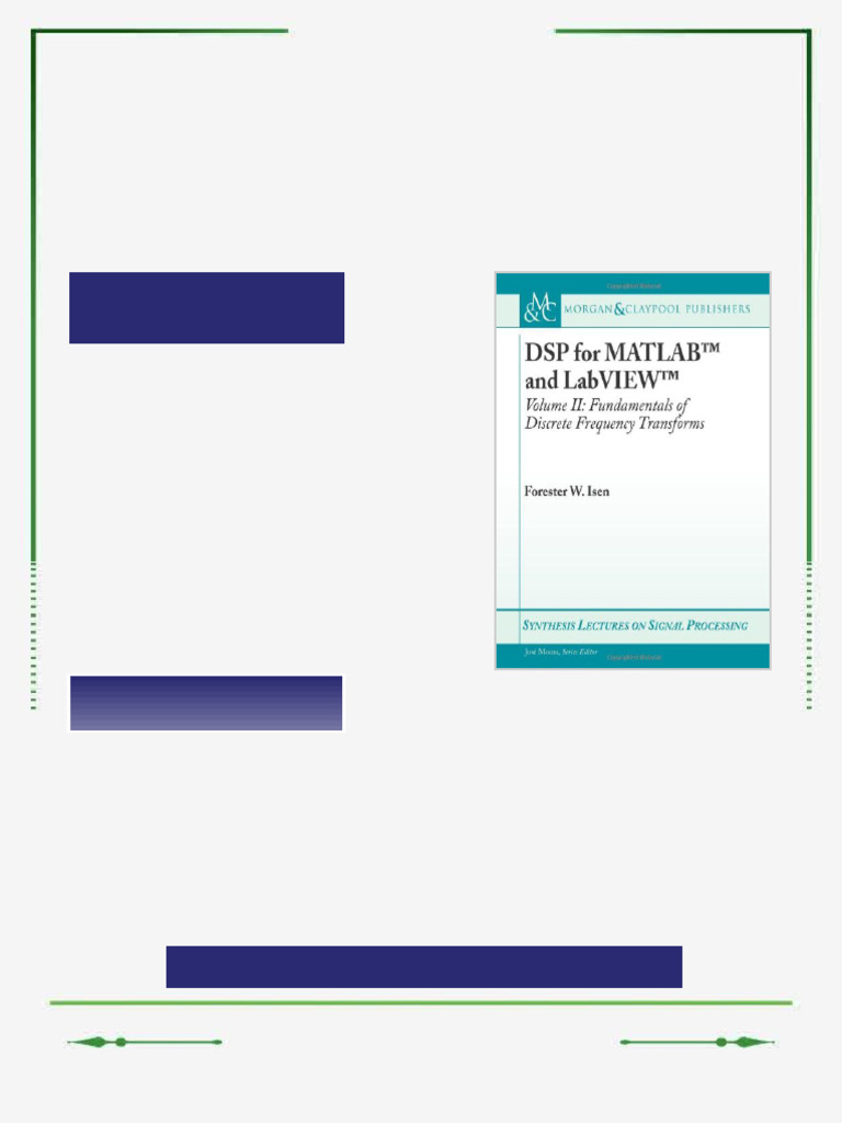 DSP for MATLAB and LabVIEW Fundamentals of discrete frequency ...