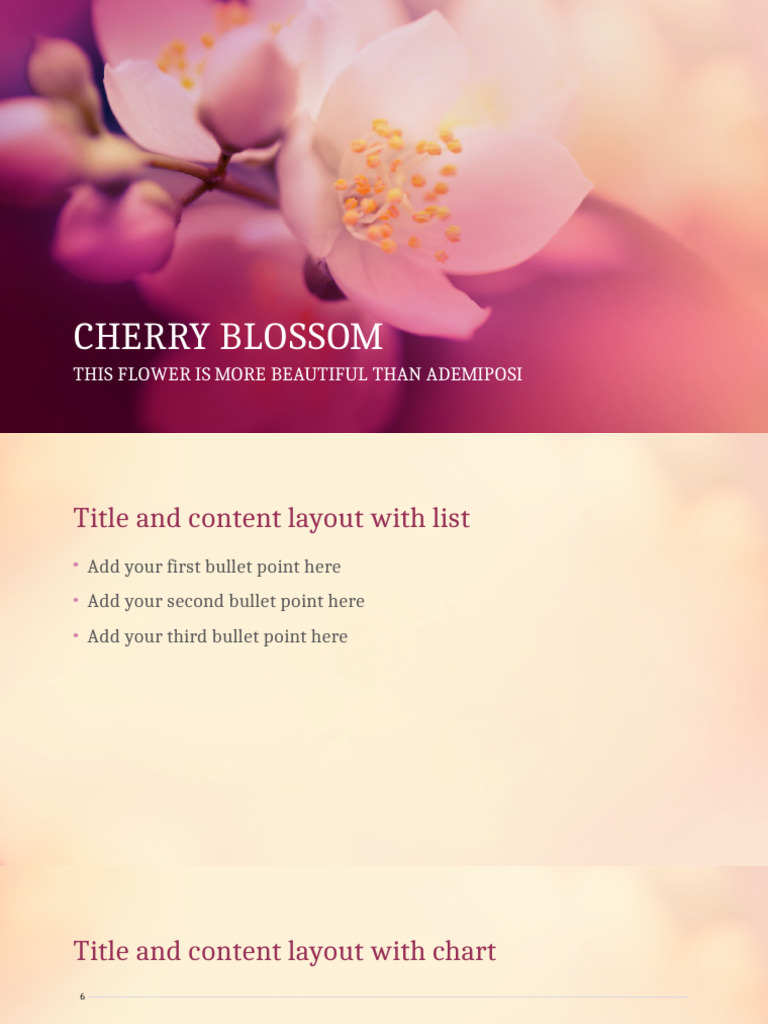 CHERRY BLOSSOM | PDF