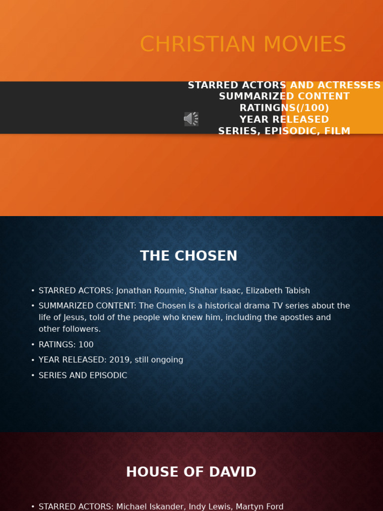 Christian Movies | PDF