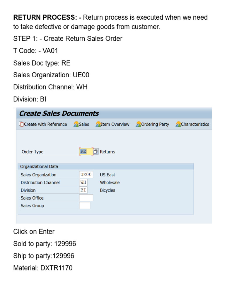 Return Process Learn ID-735 | PDF