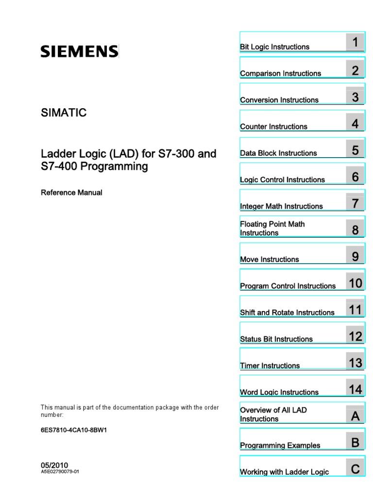 STEP+7+ +Ladder+Logic+for+S7 300+and+s7 400 | PDF | Trigonometric ...