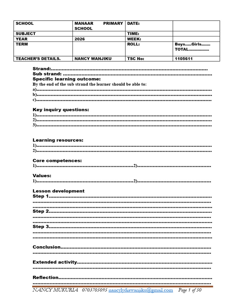 Lesson Plan | PDF | Learning | Cognitive Science