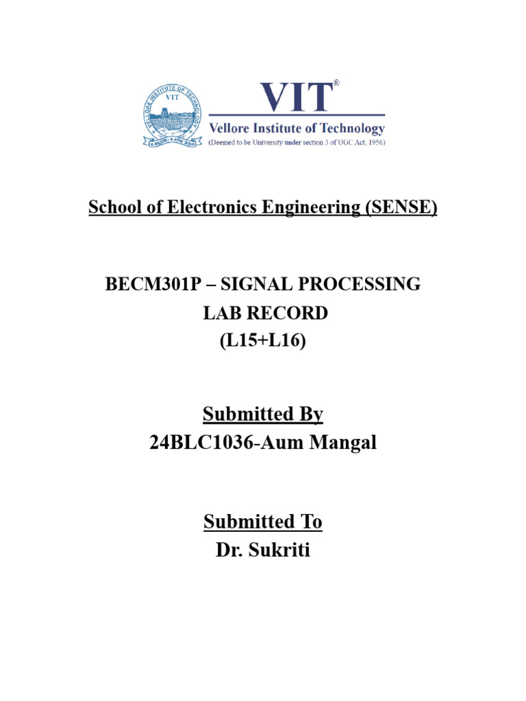 signal__lab_2 | PDF | Electrical Engineering | Electronics