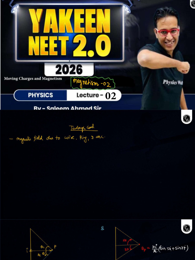 Moving Charges and Magnetism 02 Class Notes | PDF