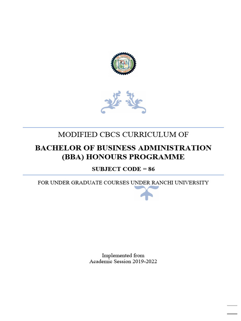 UG BBA Honours | PDF | Monopoly | Linear Regression