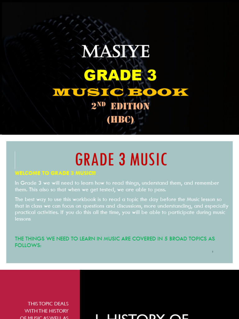 Grade 3 Music Workbook Overview | PDF | Recorder (Musical Instrument ...