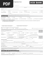 DCB Fixed/Recurring Deposit Application | PDF | Banks | Reserve Bank Of ...