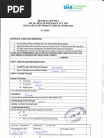 SHA Claim Form Layout Guide | PDF