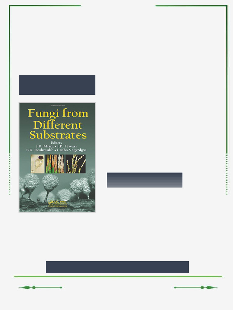 Fungi from Different Environments 1st Edition J. K. Misra ebook structured pdf | PDF | Fungus ...