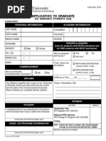 USP Graduation Application Guide | PDF