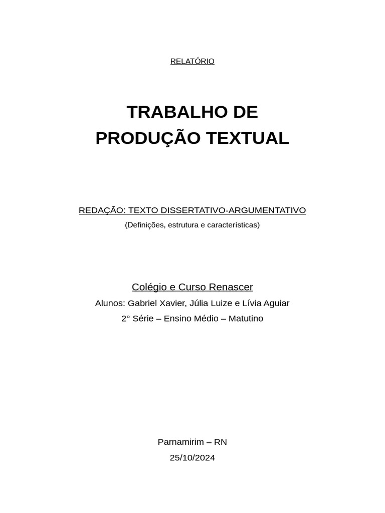 RELATÓRIO (1) | PDF | Lógica