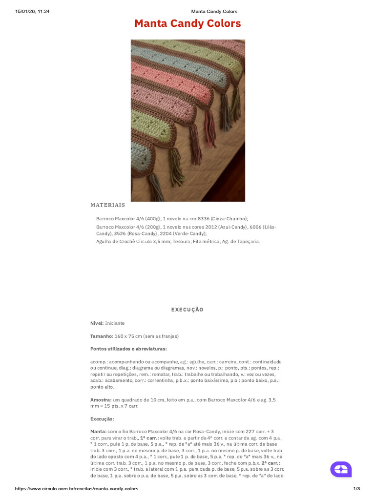 Manta Candy Colors | PDF