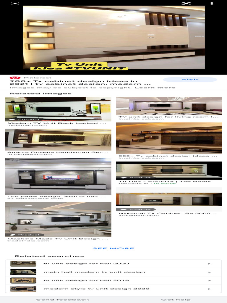 TV Unit - Google Search | PDF
