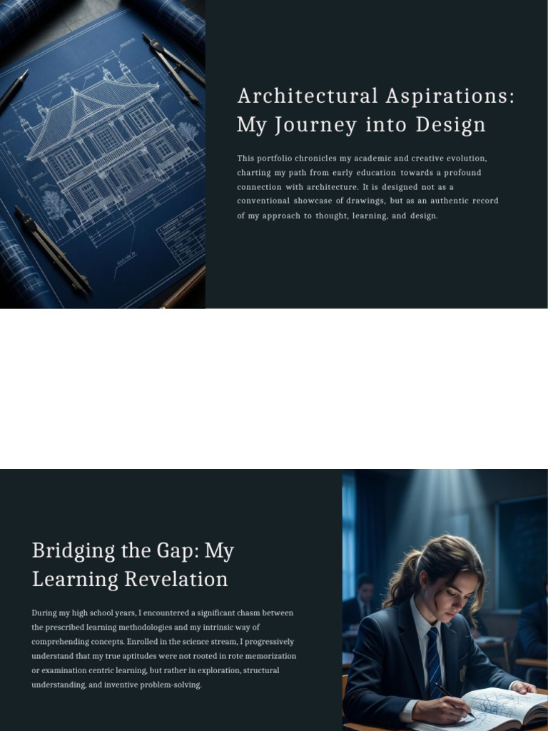 My Architectural Journey and Growth | PDF | Learning | Design