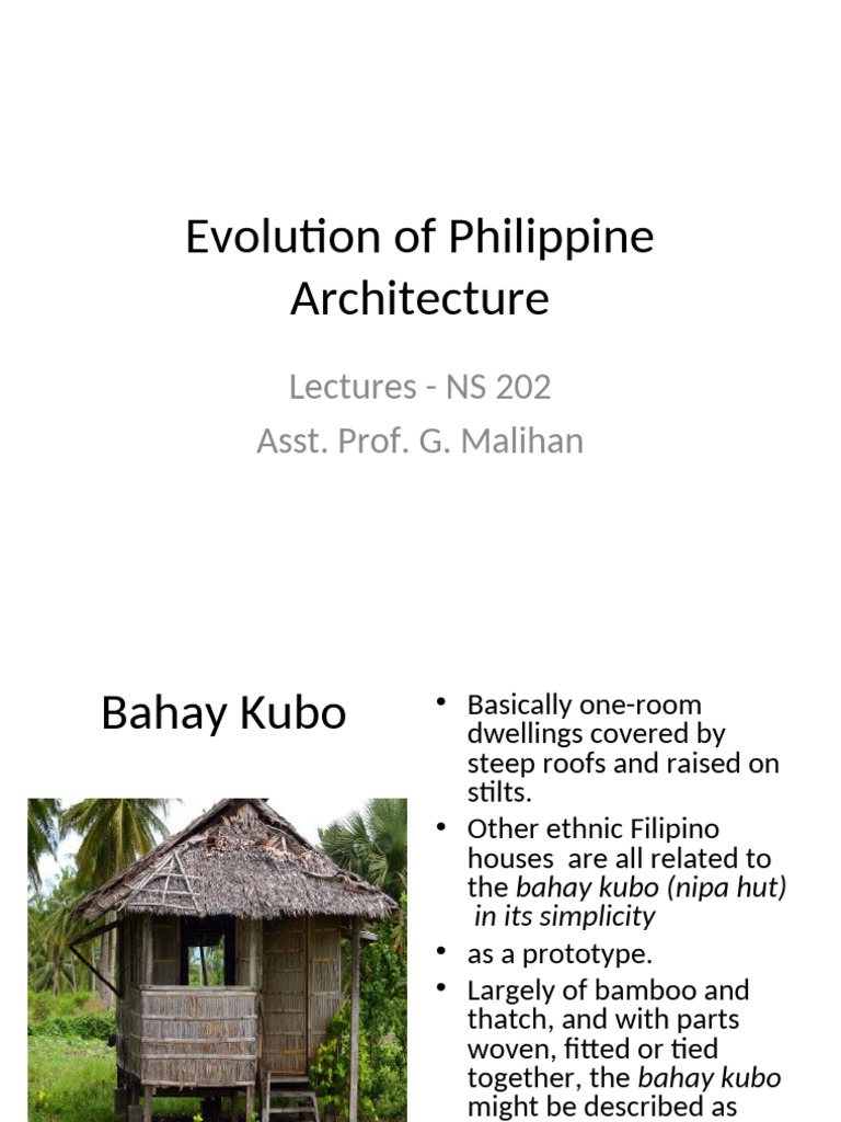Philippine Architectural Evolution Overview | PDF | Philippines