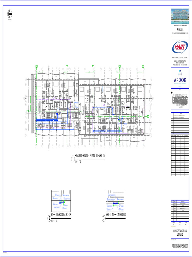 Slab Opening Plan for Level 02 | PDF
