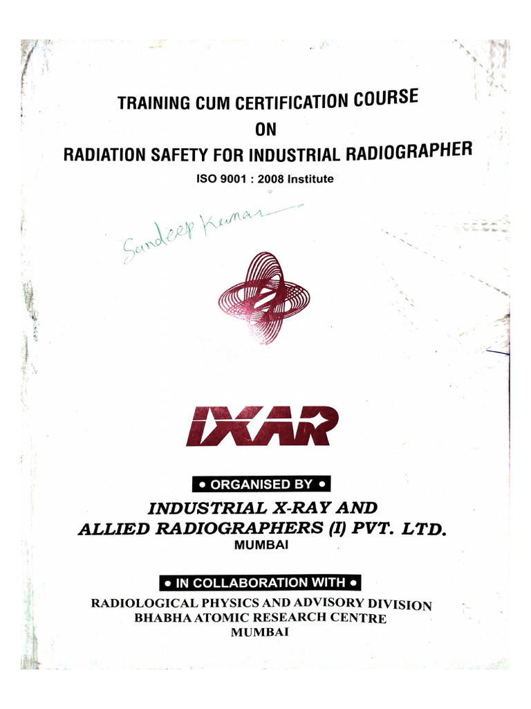 Radiation Safety Training Course | PDF | Waves | Radiation
