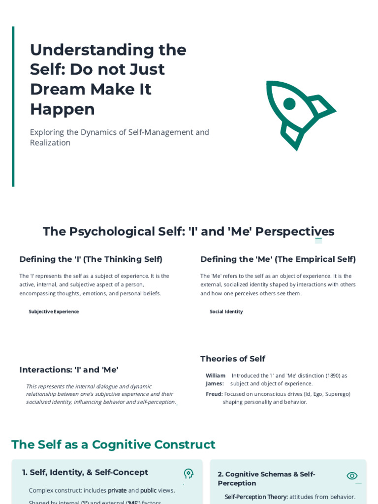 Understanding The Self Do Not Just Dream PDF | PDF | Identity (Social ...