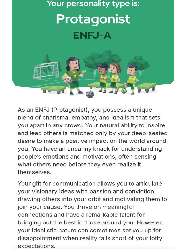 16 Personality Test | PDF