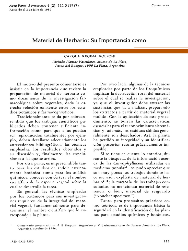 Herbario estudios botanicos | PDF | Botánica | Biología