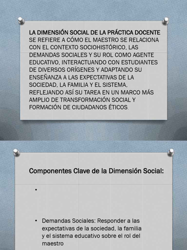 La Dimension Social | PDF