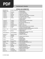 UD 2025-2026 Academic Calendar | PDF | Academic Term | Fee