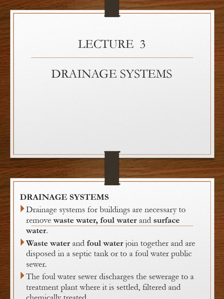 Building Drainage Systems Overview | PDF | Storm Drain | Sanitary Sewer
