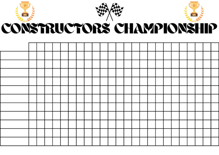 Constructors Championship | PDF
