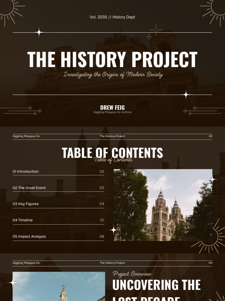 Brown Simple History Project Presentation | PDF | Information ...