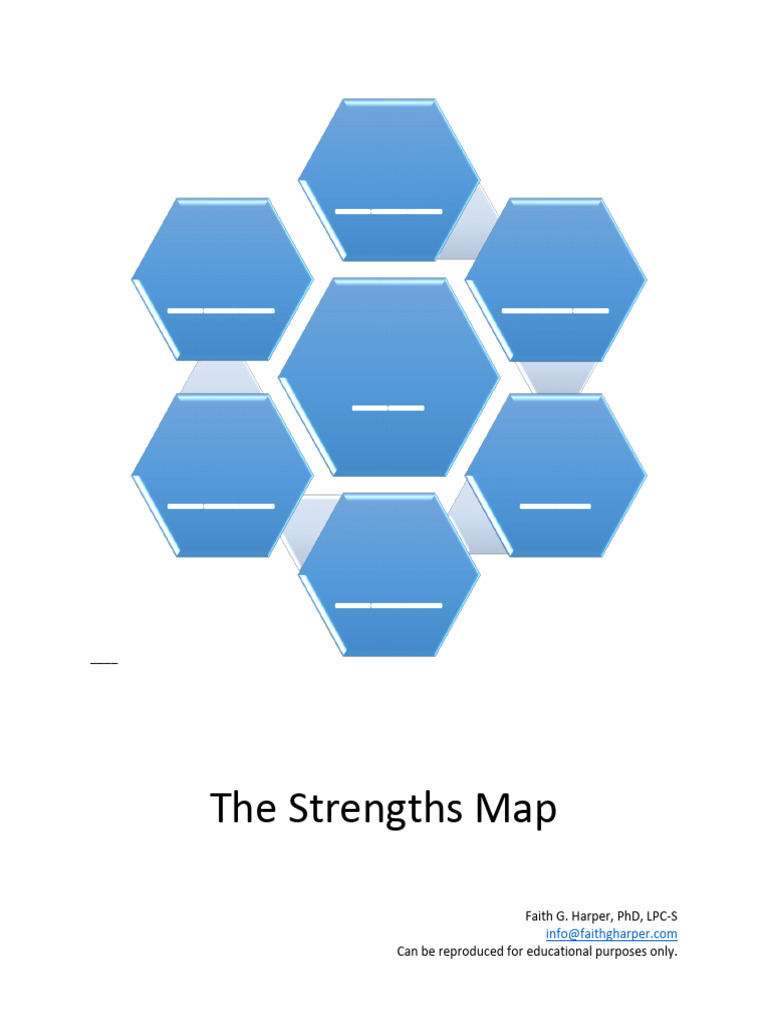 Strengths Mind Map Worksheet | PDF | Cognition | Psychology