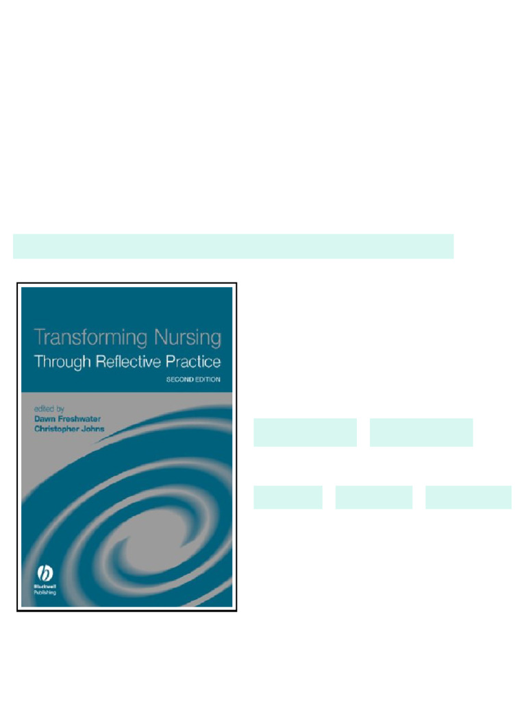 (Ebook) Transforming Nursing Through Reflective Practice 2nd Edition by ...