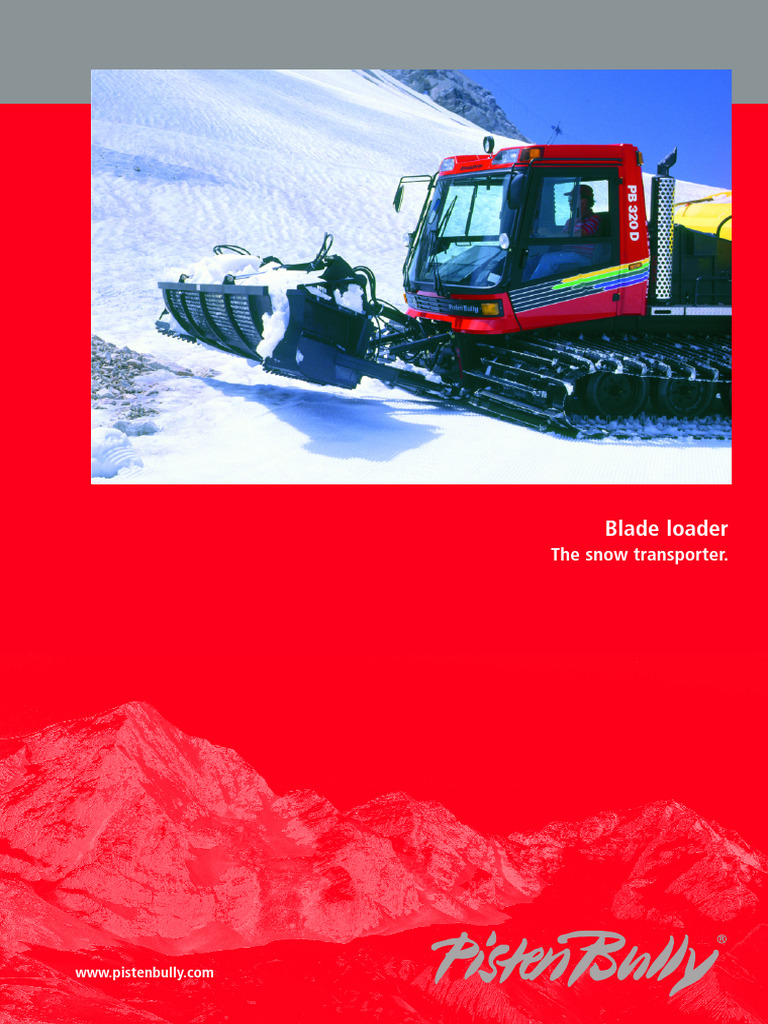 Blade Loader for Snow Transport | PDF | Loader (Equipment) | Vehicles