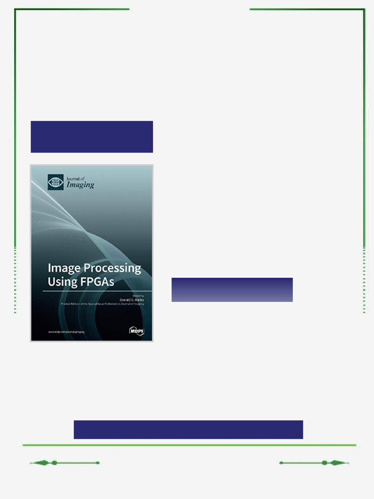 Image Processing Using FPGAs Donald G Bailey Editor eBook HD text edition | PDF | Field ...