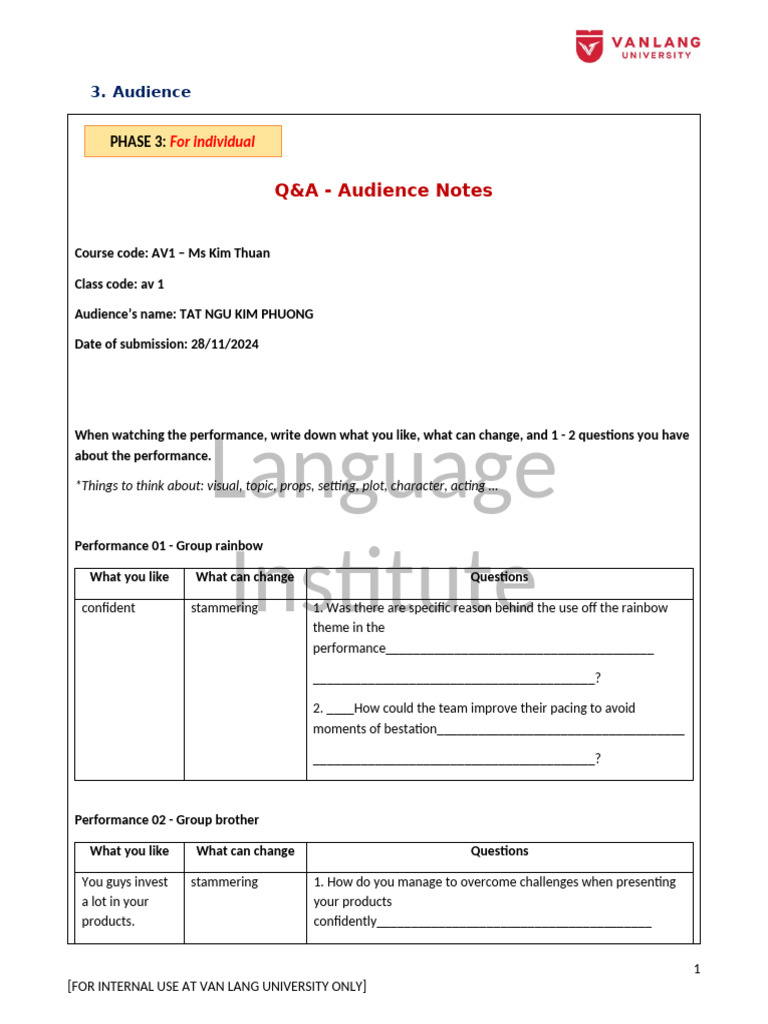 Phase 3 - Role Play | PDF | Stuttering
