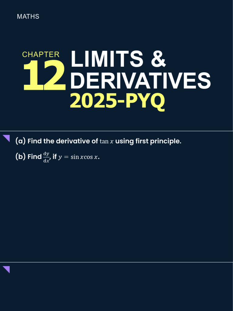 Limits and Derivatives-2 | PDF | Mathematical Analysis | Mathematical ...
