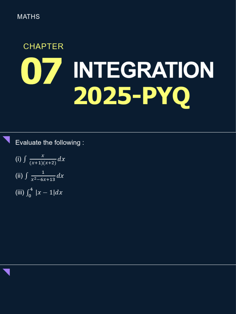 7. Integration 1 | PDF | Algebra | Geometry