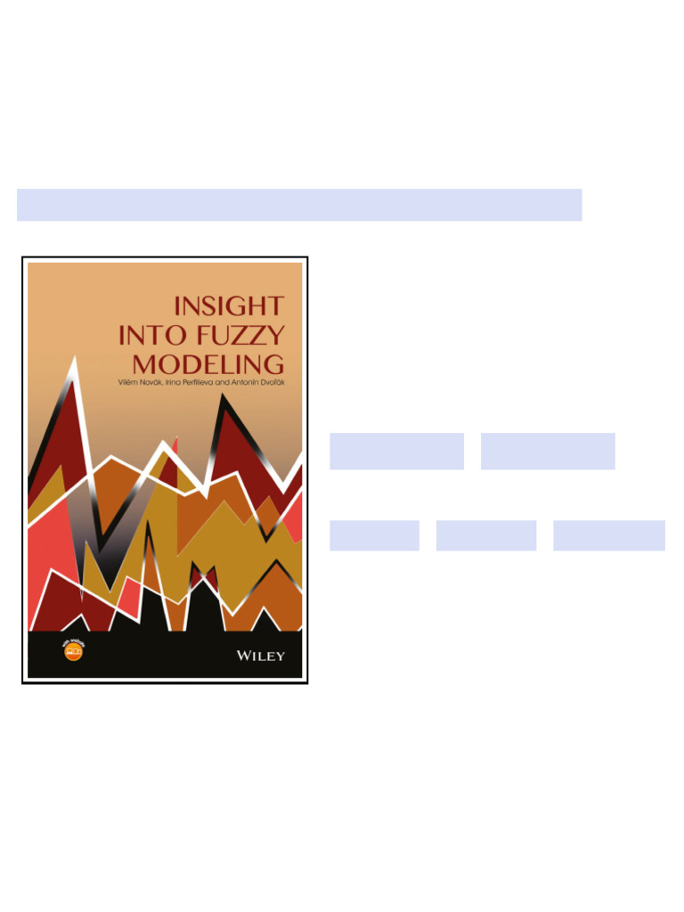 Insight into Fuzzy Modeling Kindle & PDF Formats | PDF