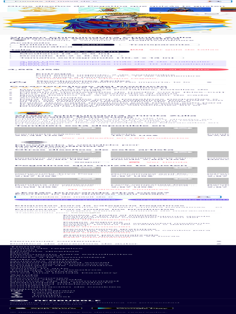 Virgen Chiquinquirá Chinita Zulia Maracaibo Venezuela» de ...