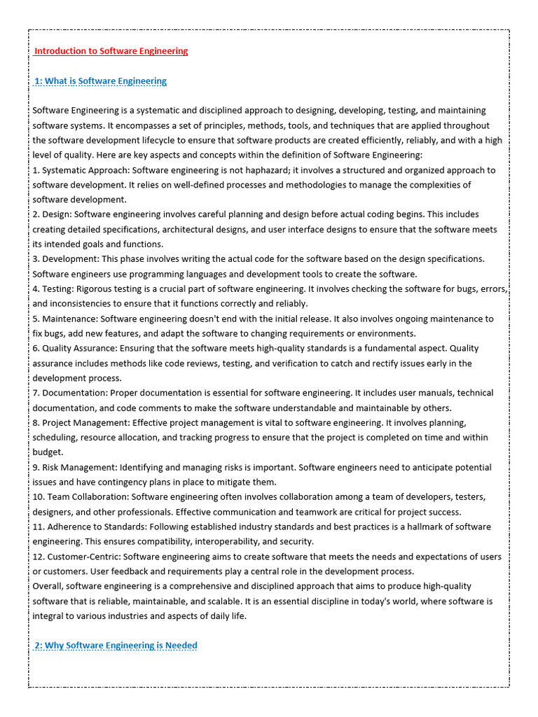 Essentials of Software Engineering | PDF | Software Development Process ...